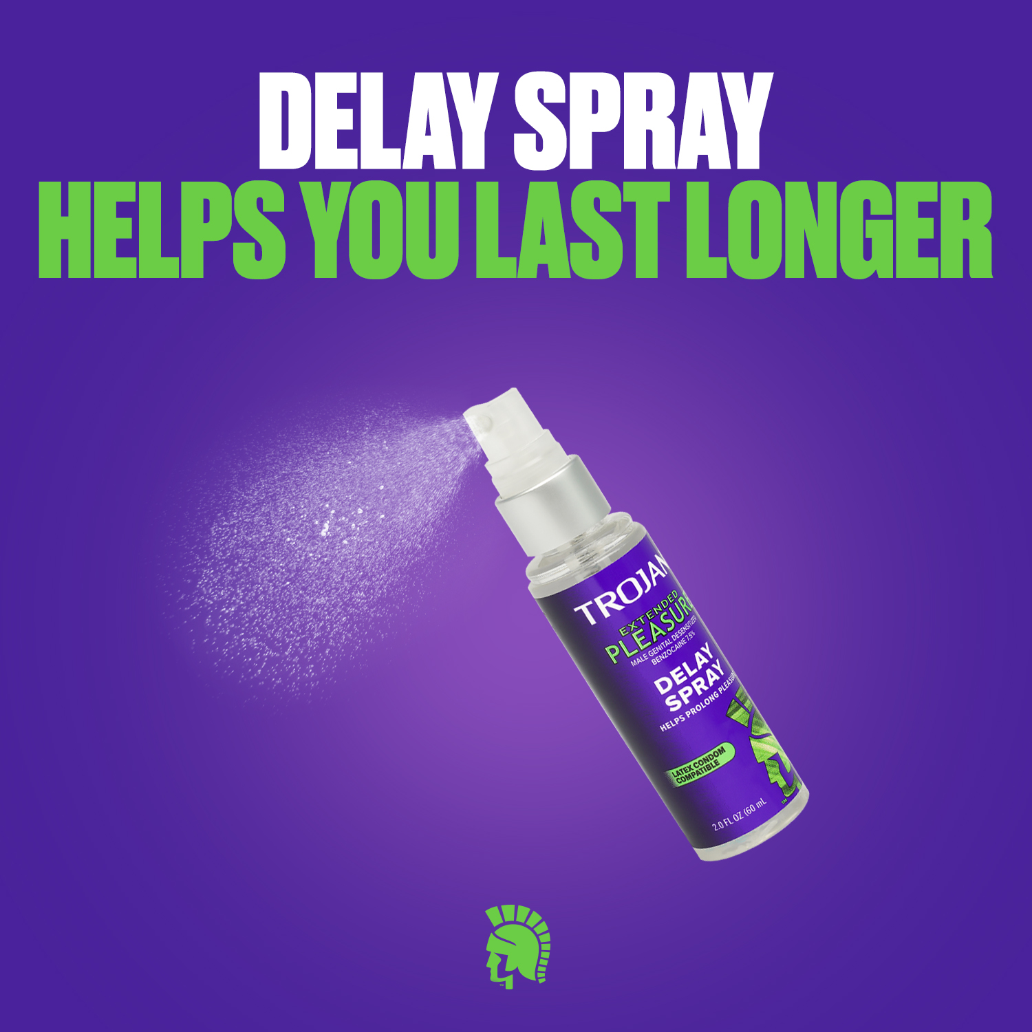 TROJAN EXTENDED PLEASURE DELAY SPRAY 2OZ - Paradise Marketing