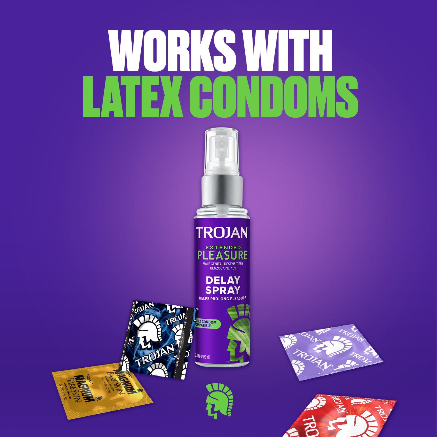 TROJAN EXTENDED PLEASURE DELAY SPRAY 2OZ - Paradise Marketing