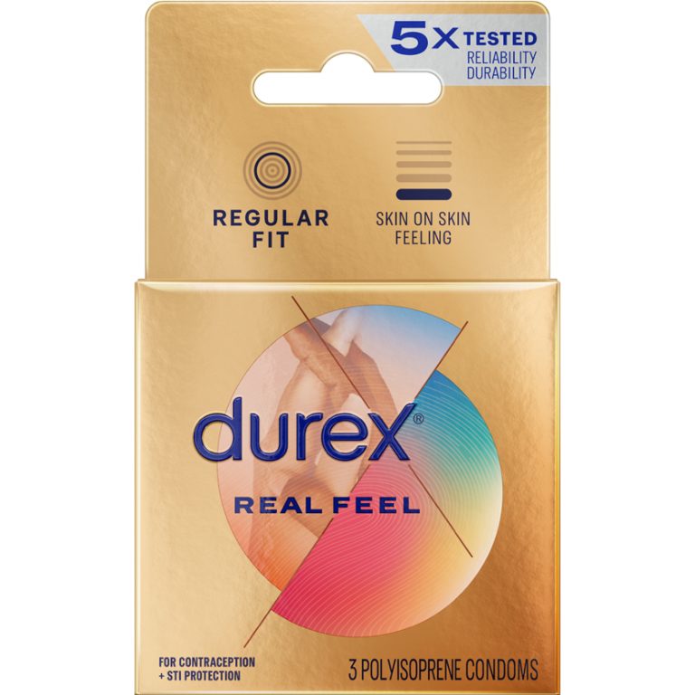 Durex Real Feel Non-Latex 3 Count Condoms - Paradise Marketing