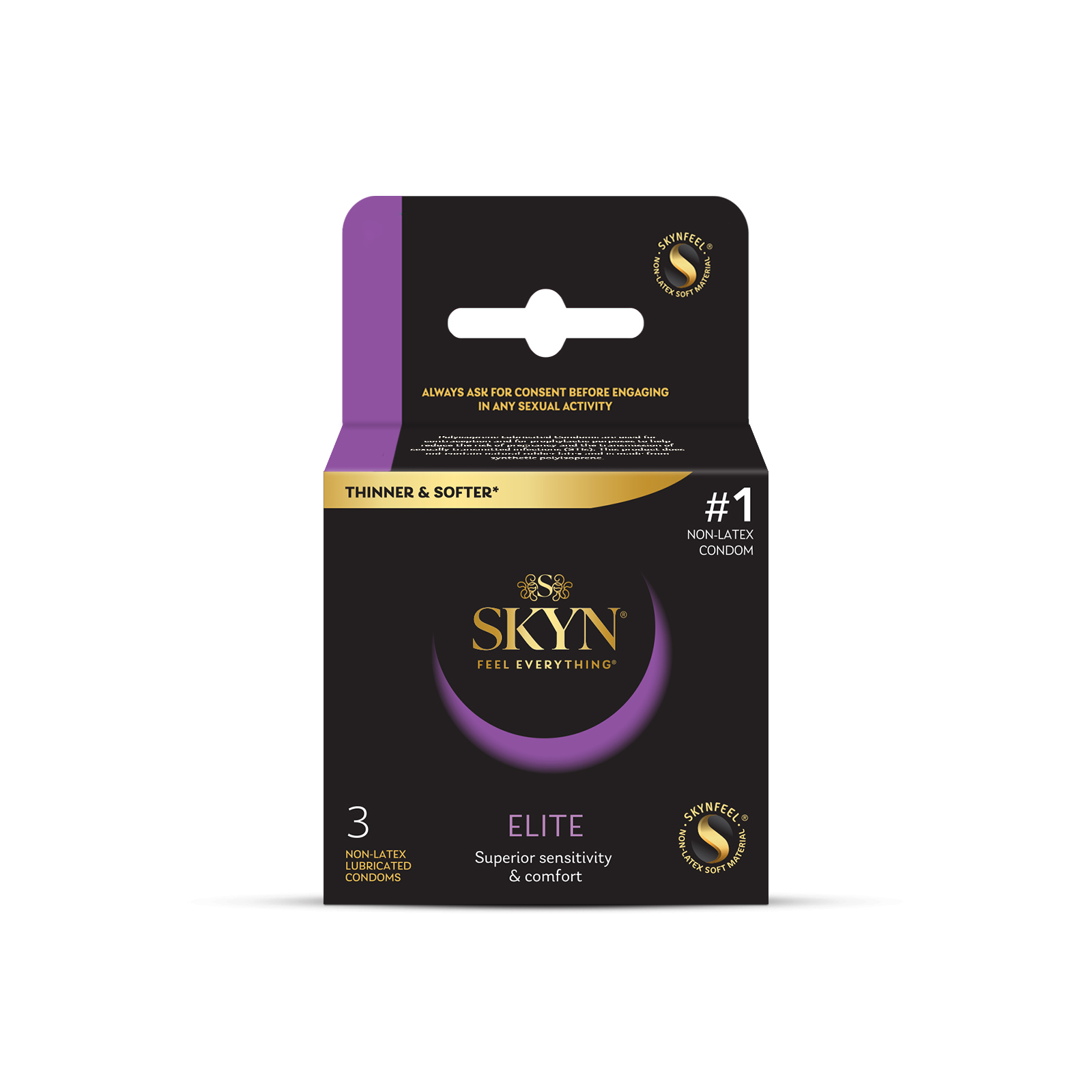 SKYN Elite 3 Count Condoms - Paradise Marketing