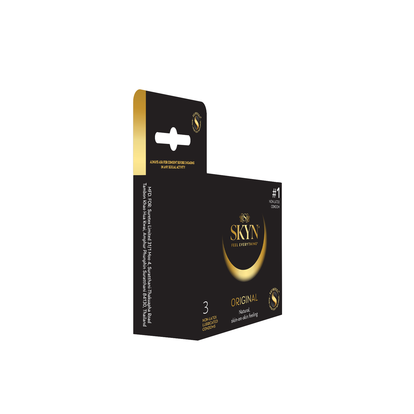 SKYN Original 3 Count Condoms - Paradise Marketing