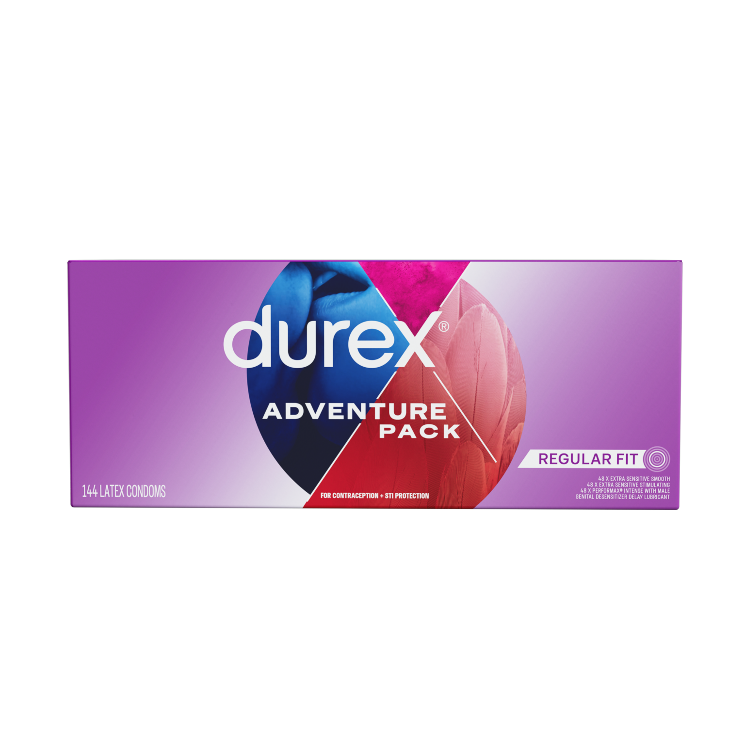 Durex Adventure Pack 144 Count Condoms - Paradise Marketing