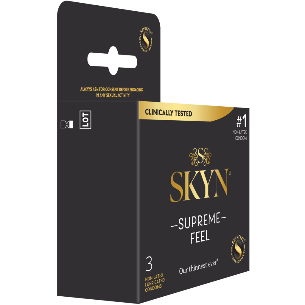 SKYN Supreme Feel 3 Count Condoms - Paradise Marketing