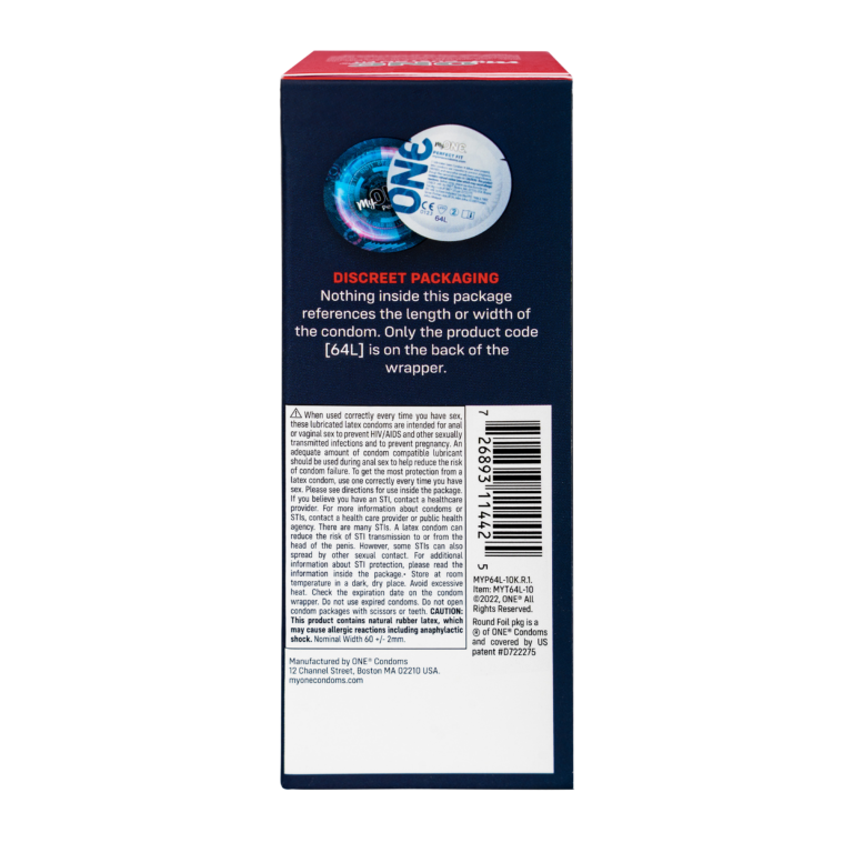 ONE MyONE Super Wide & Long 64L 10 Count Condoms - Paradise Marketing