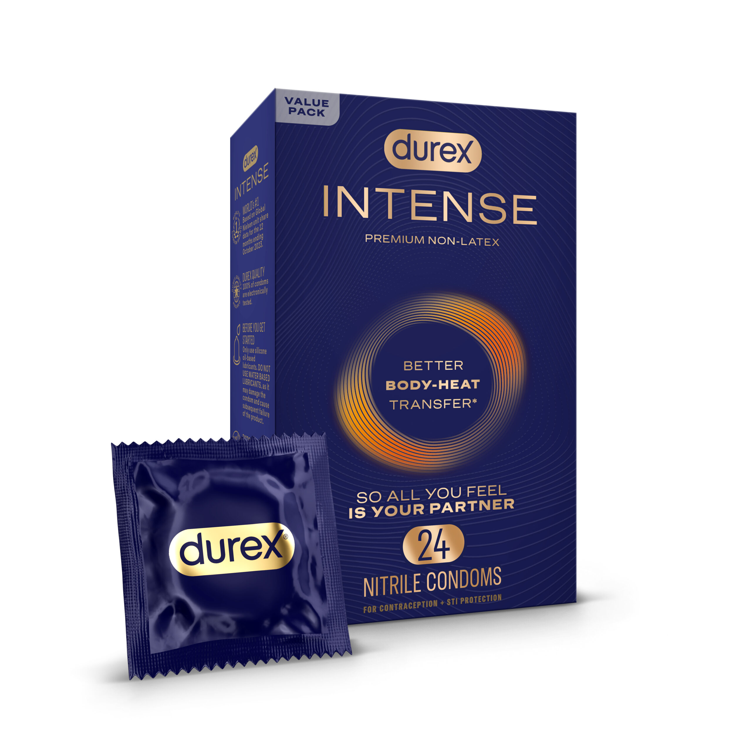 Durex Intense Nitrile 24 Count Condoms - Paradise Marketing