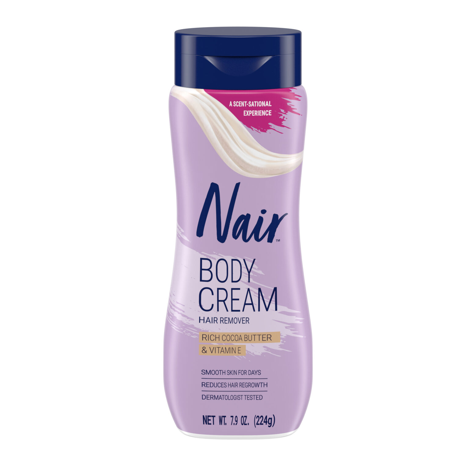Nair Body Cream Hair Remover Rich Cocoa Butter & Vitamin E 7.9oz ...