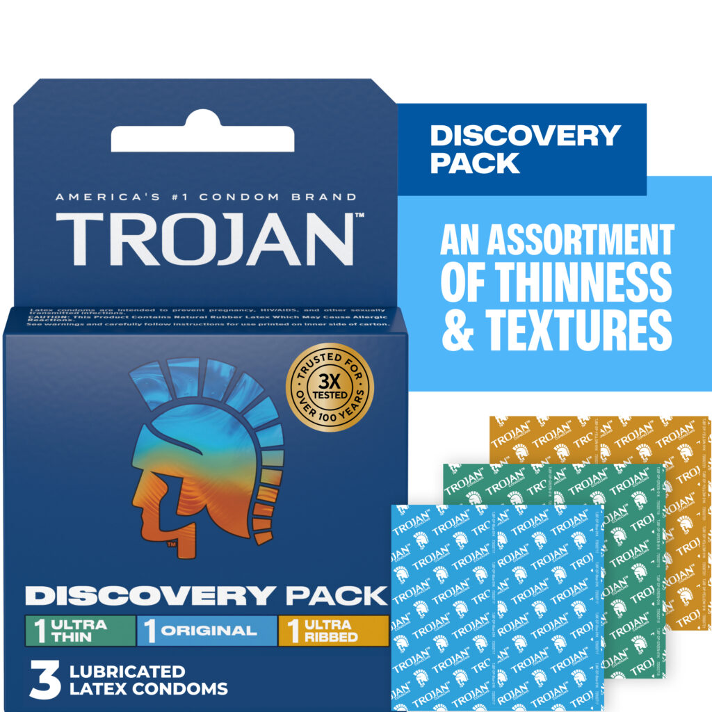 Trojan Discovery Pack 3 Count Condoms - Paradise Marketing